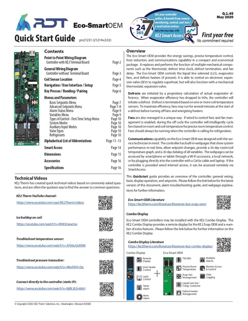 Products | EcoSmart Series | Refrigeration Design Technologies