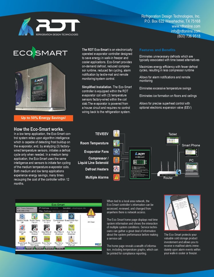 Products | EcoSmart Series | Refrigeration Design Technologies